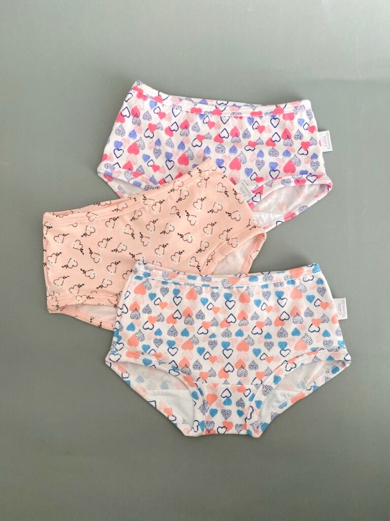 Calzones Corazón, pack de 3 – Estilo Florencia